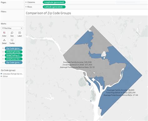 Exploring Dc Census Data Using Custom Territories In Tableau 10