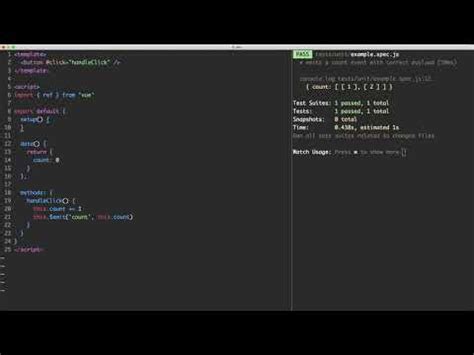Testing Vue Apps Testing Emitted Events YouTube