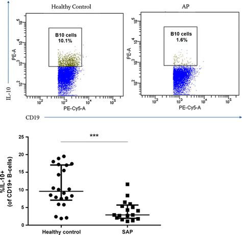 Interleukin 10 Producing Regulatory B Cells B10 Cells Were Decreased