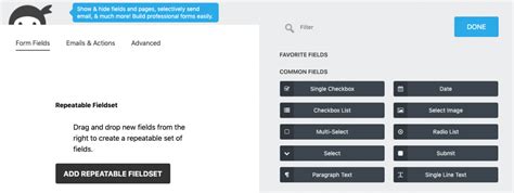getting started with ninja forms repeater fields ninja forms