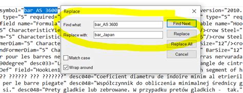 creating new reinforcement bars database in robot structural analysis