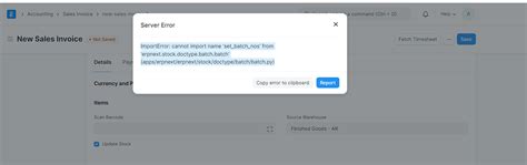 Importerror Cannot Import Name Setbatchnos From Erpnextstockdoctypebatchbatch