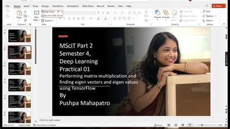 03 Deep Learning Msc It Part 2 Sem 4 Mumbai University Pract 1 Eigen Vectors And Eigen