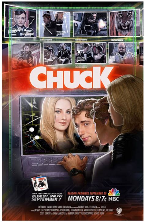 Nbc Releases “chuck” Season 4 Poster Slice Of Scifi