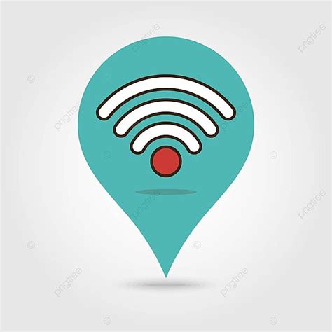 Location Pin With Wifi Signal Icon Antenna Signal Network Vector Antenna Signal Network PNG