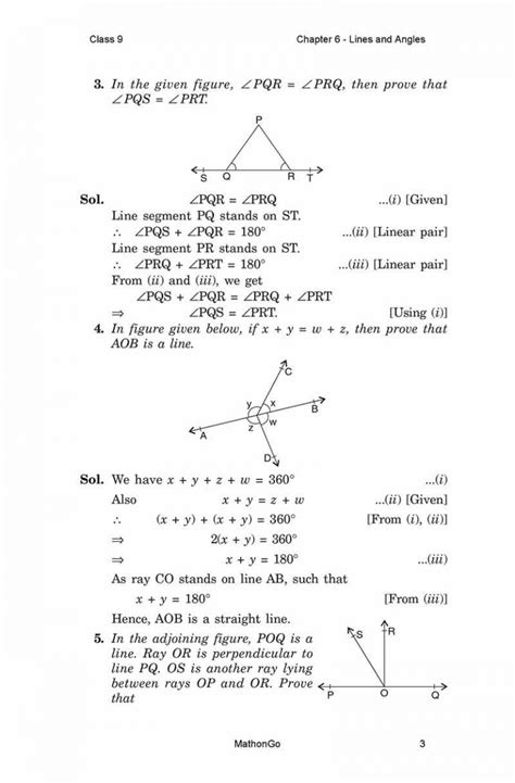 ncert solutions for class 9 maths chapter 6 exercise 6 1 mathongo