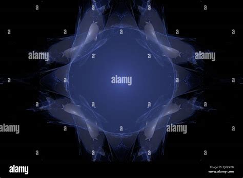 Digital Render Fractal Exquisite Beautiful Flowing Lines Of Symmetry