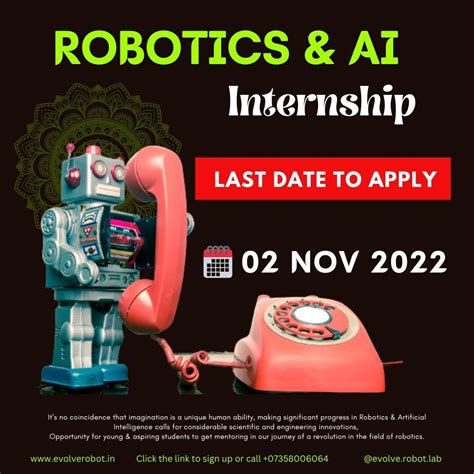 Evolve Robot Lab On Linkedin Roboticsinternship Roboticstraining