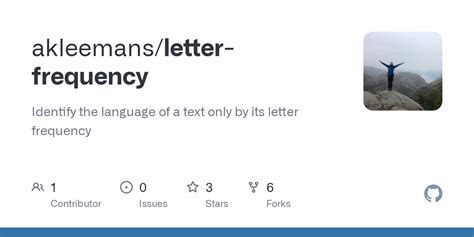 GitHub Akleemans Letter Frequency Identify The Language Of A Text Only By Its Letter Frequency