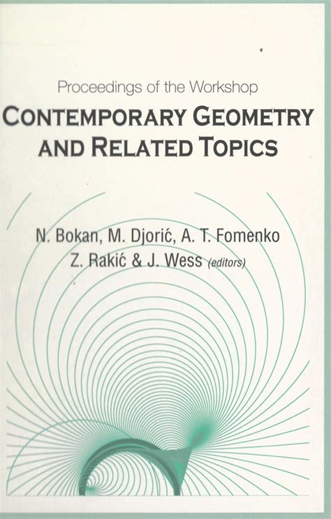 Contemporary Geometry And Related Topics Premiumjs Store