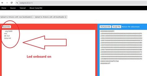 Programmazione Di Arduino Senza Ide Assembler Online Facile E Veloce