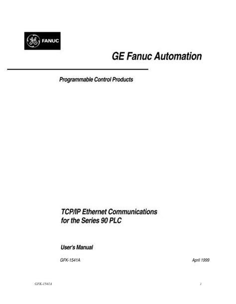 tcp ip ethernet communications for the series 90 plc qualitrol