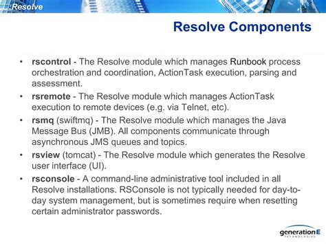 Resolve Rba V3 Architecture Overview Pptx