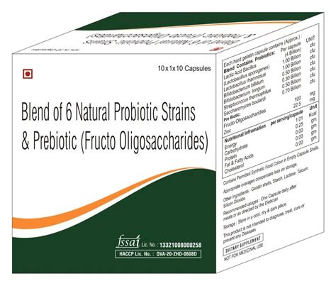 Probiotic And Prebiotic Capsule At Rs 80box Pre And Probiotic Capsule