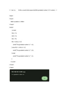 C Programming Lab Report Bachelor Of Information Technology Lab Report On Introduction To