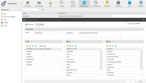 Dictionary Handyman Support