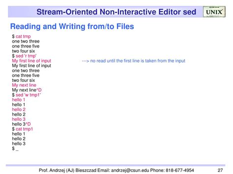 ppt stream oriented non interactive editor sed powerpoint
