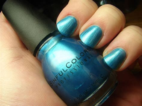 Vibrant Aqua Nail Polish By Sinful Colors