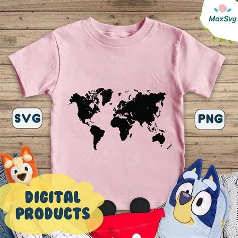 Cod116 World Map Svg World Map Clipart World Map Svg Cricu Inspire Uplift