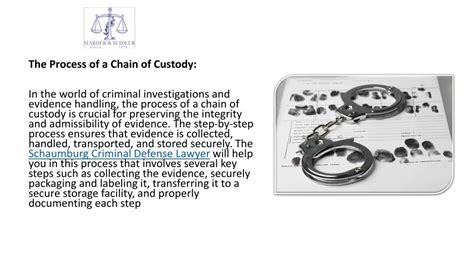 Ppt Unlock The Power Of Chain Of Custody In A Criminal Defense Case