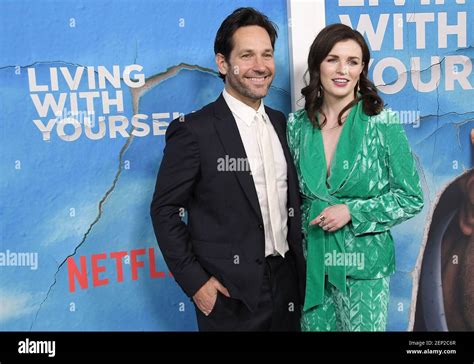 L R Paul Rudd And Aisling Bea At The Netflixs Living With Yourself