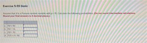 solved assume that x is a poisson random variable with μ 15