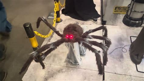 Spirit Halloween 2013 Brown Jumping Spider Animatronic 2025 In Store