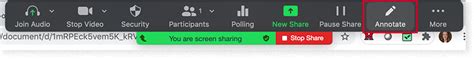 How To Share And Annotate Content In Zoom Meetings Miami University