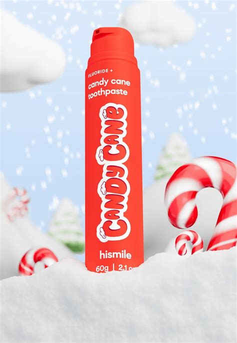 Festively Flavored Toothpastes Candy Cane Toothpaste