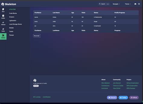 Proposal Headless Data Table Solution Issue Skeletonlabs Skeleton Github