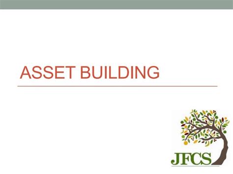 Asset Building Ppt