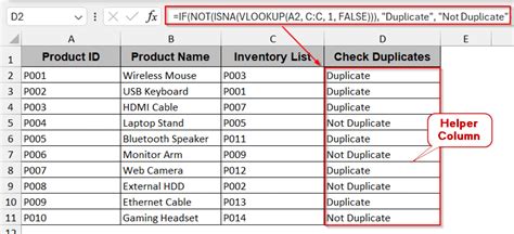 How To Find Duplicate Values In Excel Using Vlookup Excel Insider