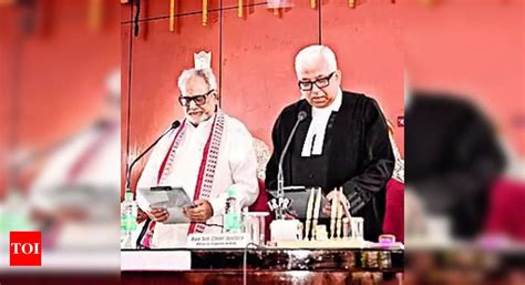Justice Subhasis Talapatra Talapatra Sworn In As High Court Cj Cuttack News Times Of India
