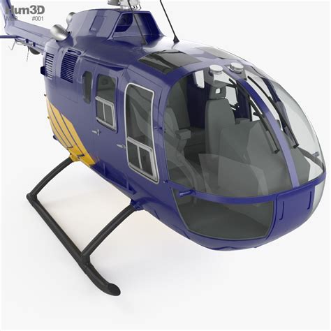 Mbb Bo 105 3d Model Download Helicopter On