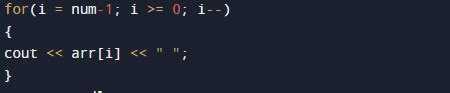 C Programs To Reverse Array Elements W Adda