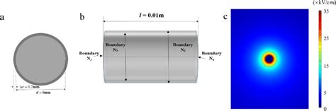 simulation model a simulation calculation of axial diagram b