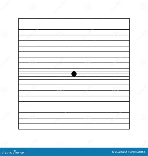 Amsler Eye Scotoma Test Grid Vector Printable Chart Retina Examination