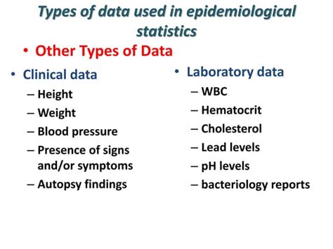 Epidemiological Statistics Ii Ppt