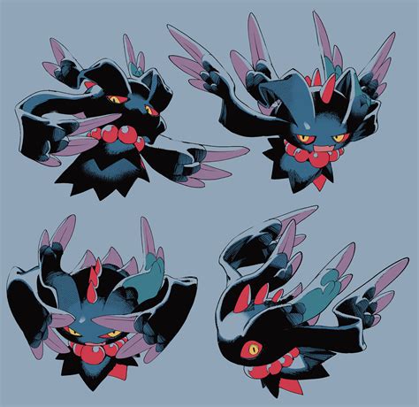 Newo Shinra P Flutter Mane Nintendo Pokemon Absurdres Highres