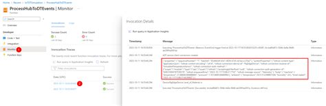 cannot view data pushed from iot hub through azure function on azure
