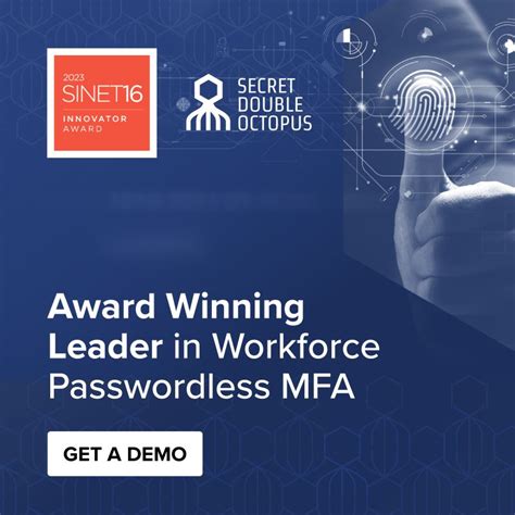 Leaders In Workforce Passwordless Mfa Secret Double Octopus Secret