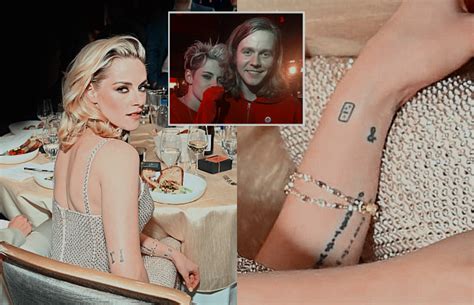 Kristen Stewart Tattoos Meaning I Want What They Have Kristen Stewart