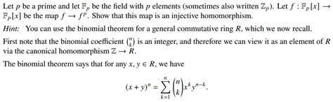 solved let p be a prime and let fp be the field with p