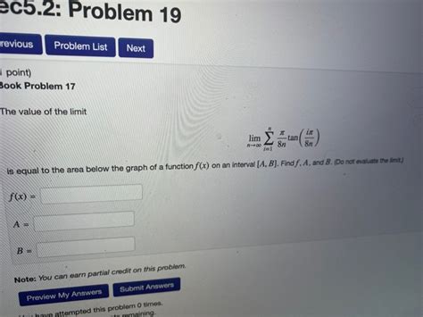 Solved Ec52 Problem 19 Revious Problem List Next Point