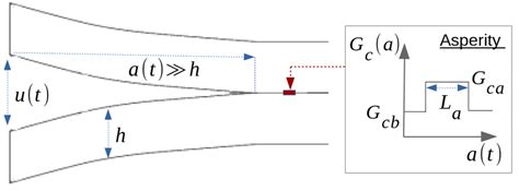 Geometry For The Numerical Simulations Of Unidimensional Crack Fronts