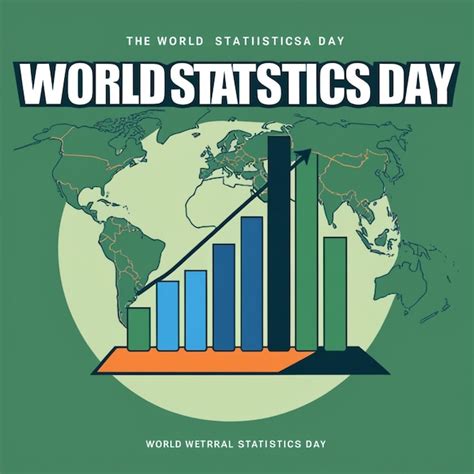Vector Illustration World Statistics Day Suitable For Banner Web Poster