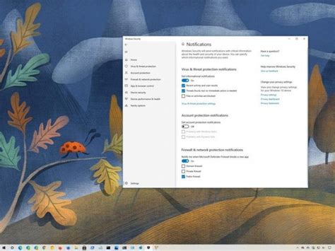 want to customize the windows security alerts here s how on windows 10