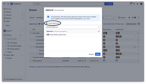 Confluence Approval Workflows With Breeze By B1nary