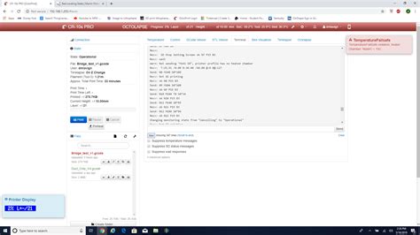 Temperature Failsafe Pluggin Not Working Since Octoprint Update 1 3 11 Get Help Octoprint