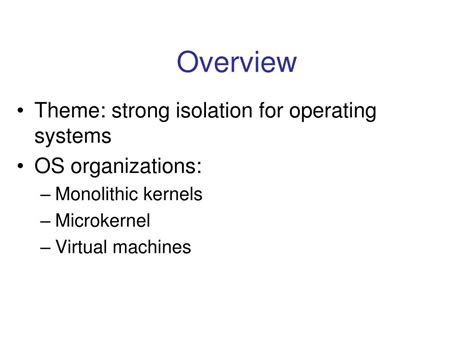 Ppt L6 Operating Systems Structures Powerpoint Presentation Free Download Id2390441